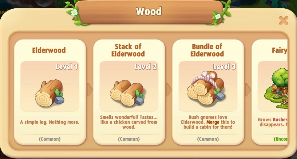 Wood | Merge Elves Wiki | Fandom