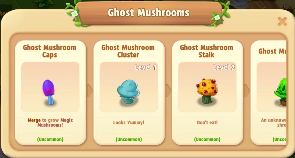 Ghost Mushrooms | Merge Elves Wiki | Fandom