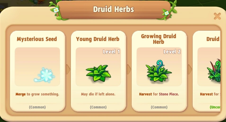 Druid Herbs | Merge Elves Wiki | Fandom