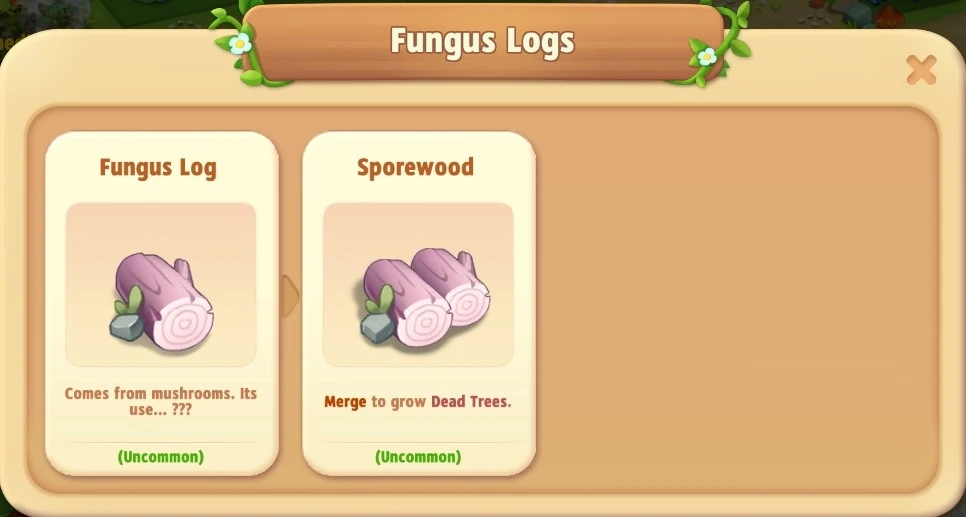 Fungus Logs | Merge Elves Wiki | Fandom