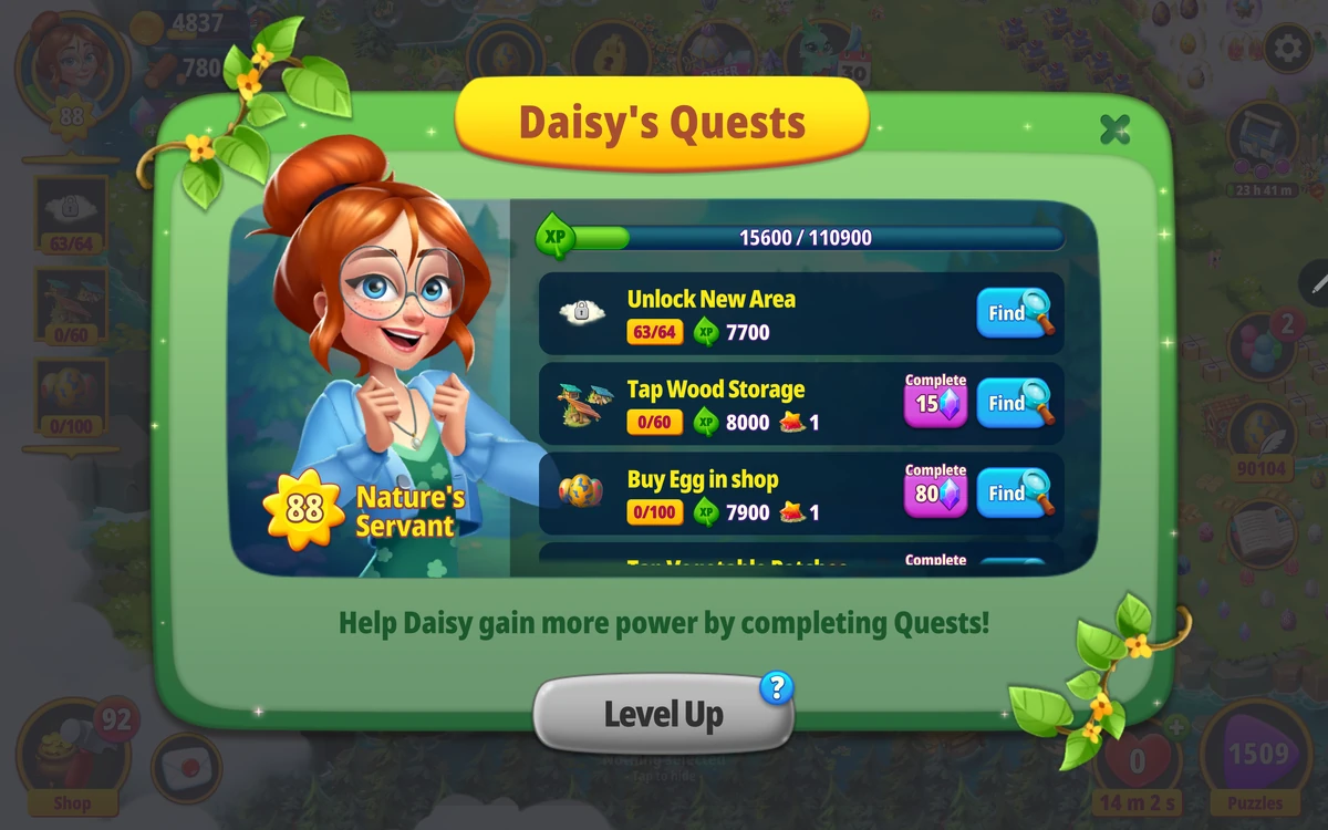 Daisy's Titles | Merge Gardens Wiki | Fandom