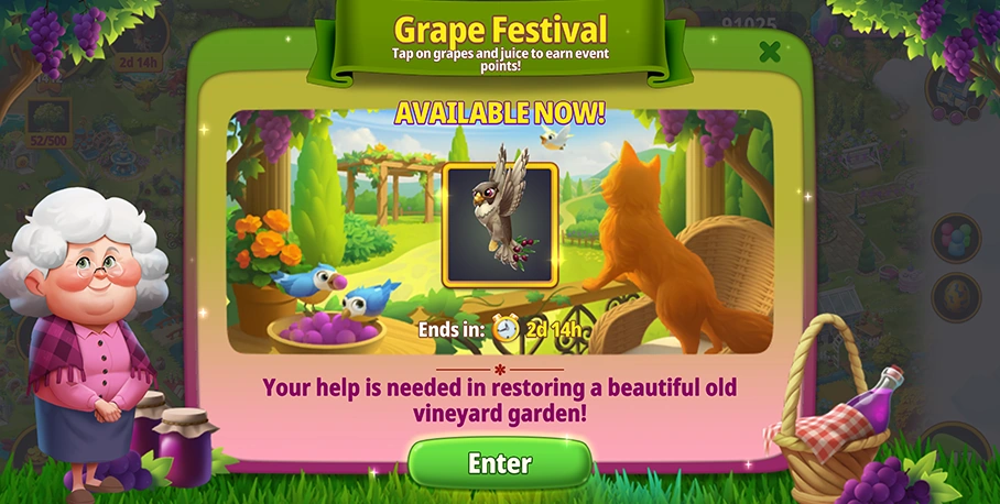Grape Festival | Merge Gardens Wiki | Fandom