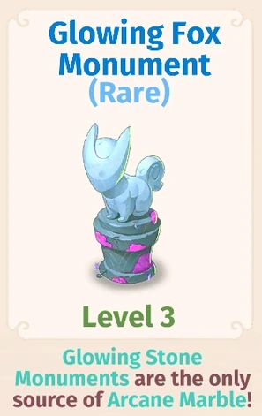 Glowing Fox Monument | Merge Magic Wiki | Fandom