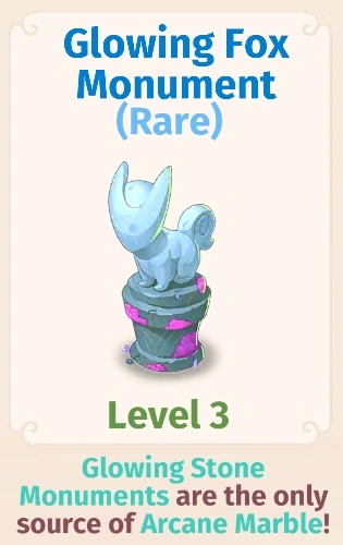 Glowing Fox Monument | Merge Magic Wiki | Fandom