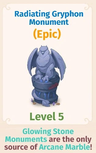 Radiating Gryphon Monument | Merge Magic Wiki | Fandom