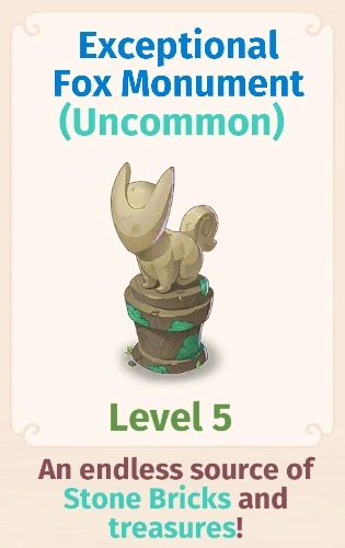 Exceptional Fox Monument | Merge Magic Wiki | Fandom