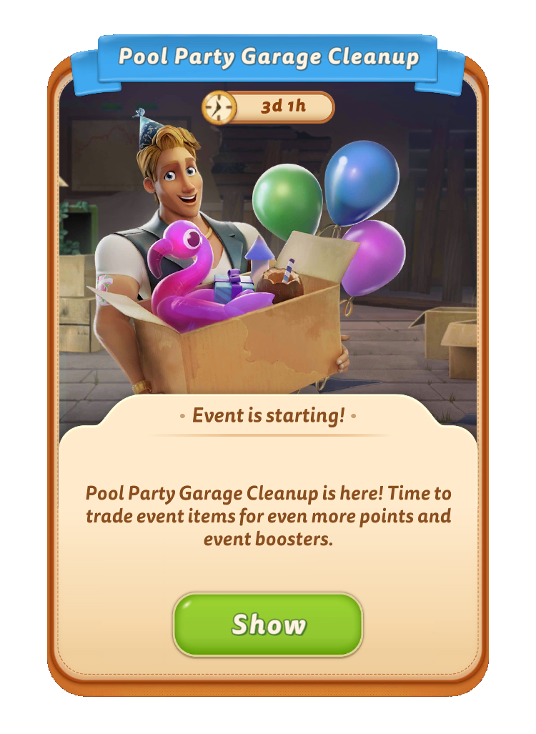 Pool Party Garage Cleanup | Merge Mansion Wiki | Fandom Pool Party Garage Cleanup | Merge Mansion Wiki | Fandom