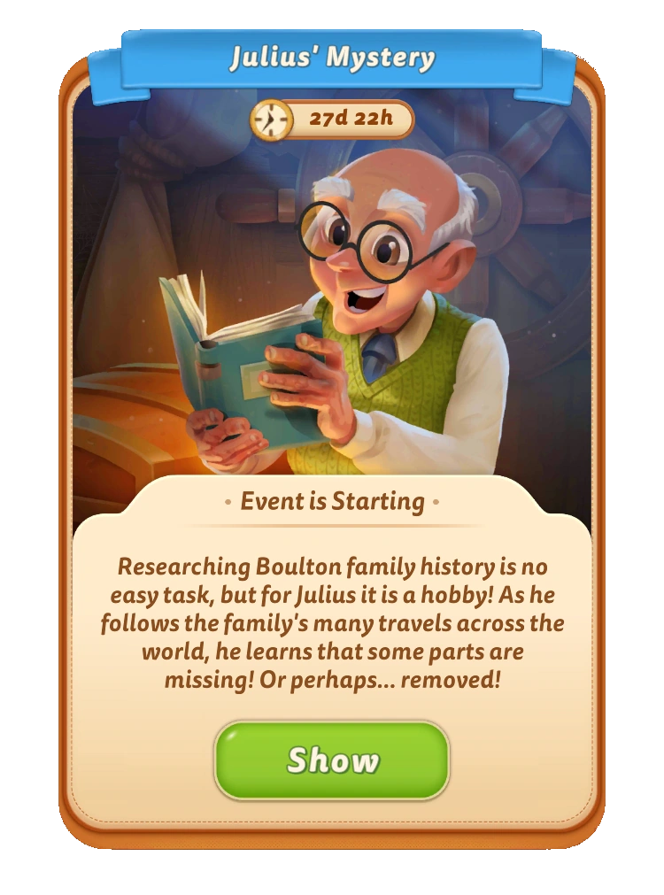 Julius' Mystery | Merge Mansion Wiki | Fandom