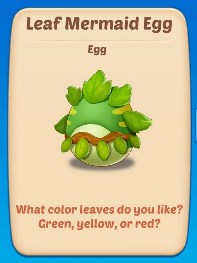 Leaf Mermaid | Merge Mermaids Wiki | Fandom