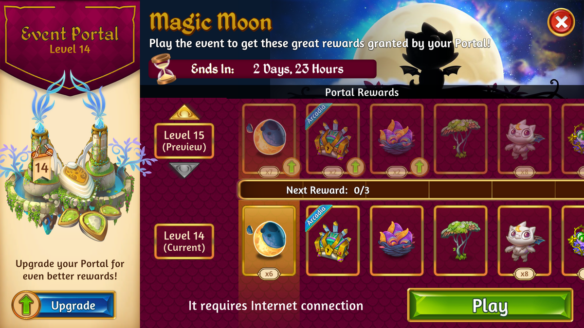 Magic Moon Eventfourteenth Occurrence Merge Dragons Wiki Fandom