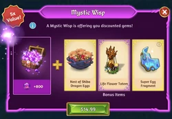 Mystic Wisp | Merge Dragons Wiki | Fandom