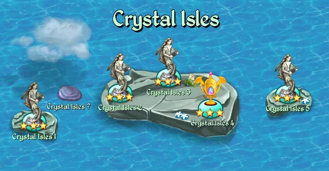 Levels/Crystal Isles | Merge Dragons Wiki | Fandom
