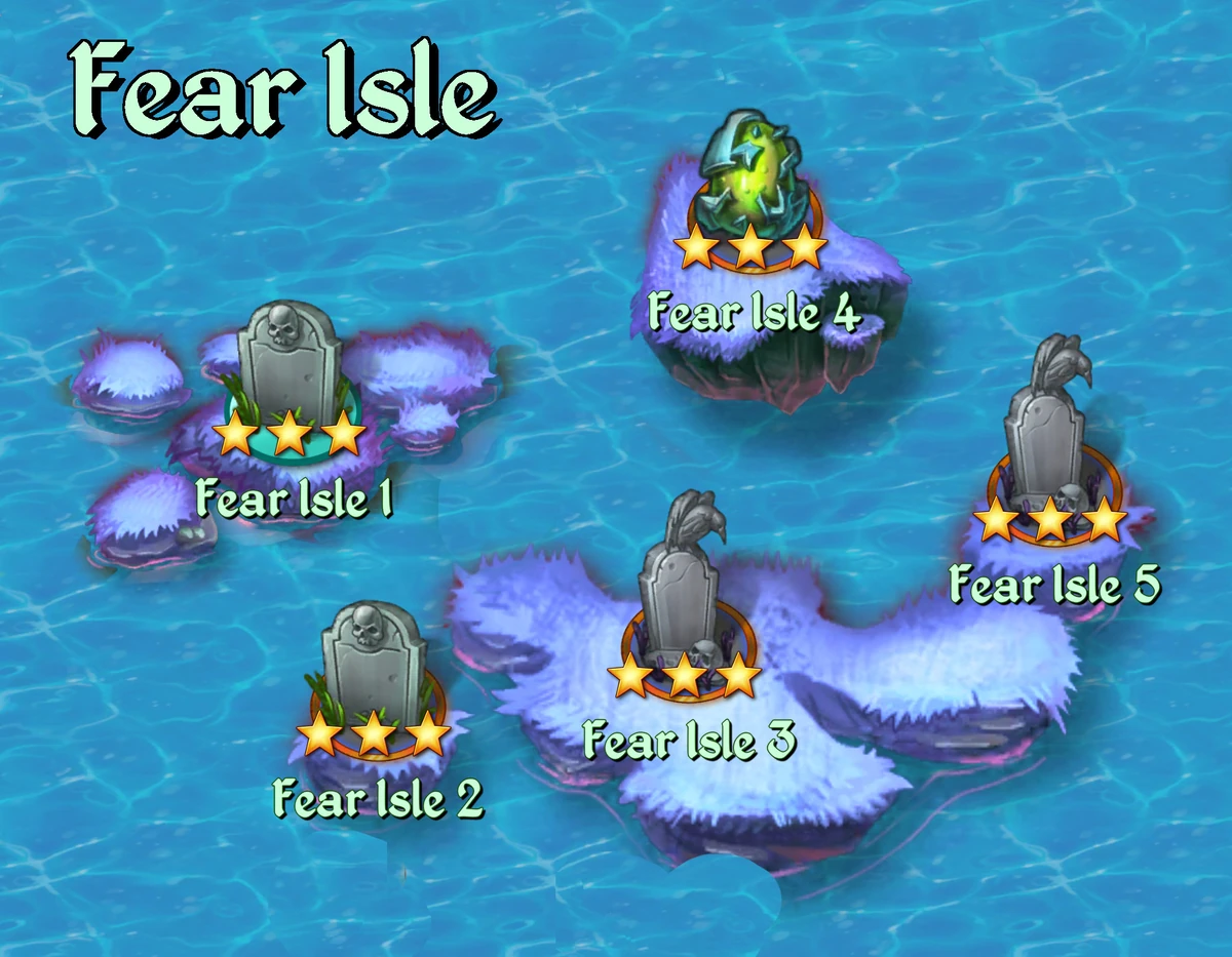 Levels/Fear Isle | Merge Dragons Wiki | Fandom