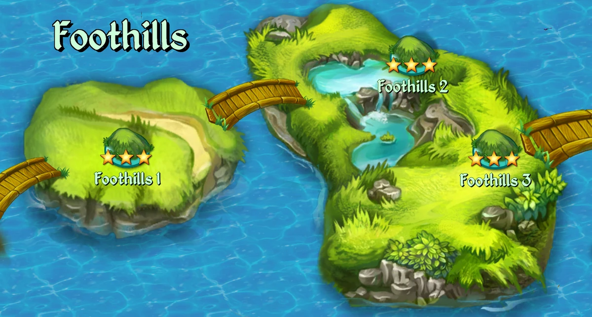 Levels/Foothills | Merge Dragons Wiki | Fandom