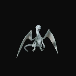 Baby White Dragon Merlin
