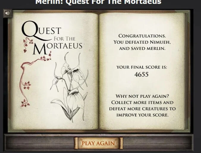 Quest for the Mortaeus (Flash Game) | Merlin Wiki | Fandom
