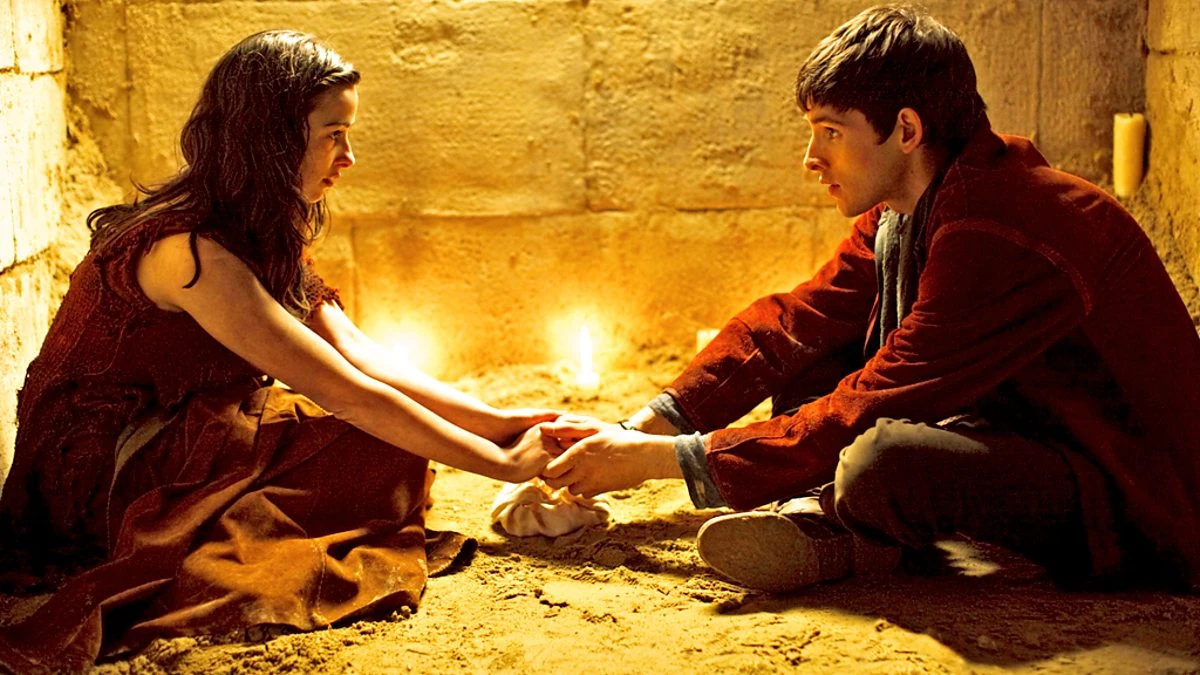Merlin And Freya Kiss