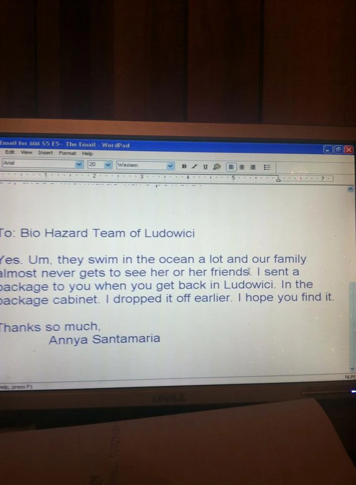 The Email | Mermaid Masters Wiki | Fandom