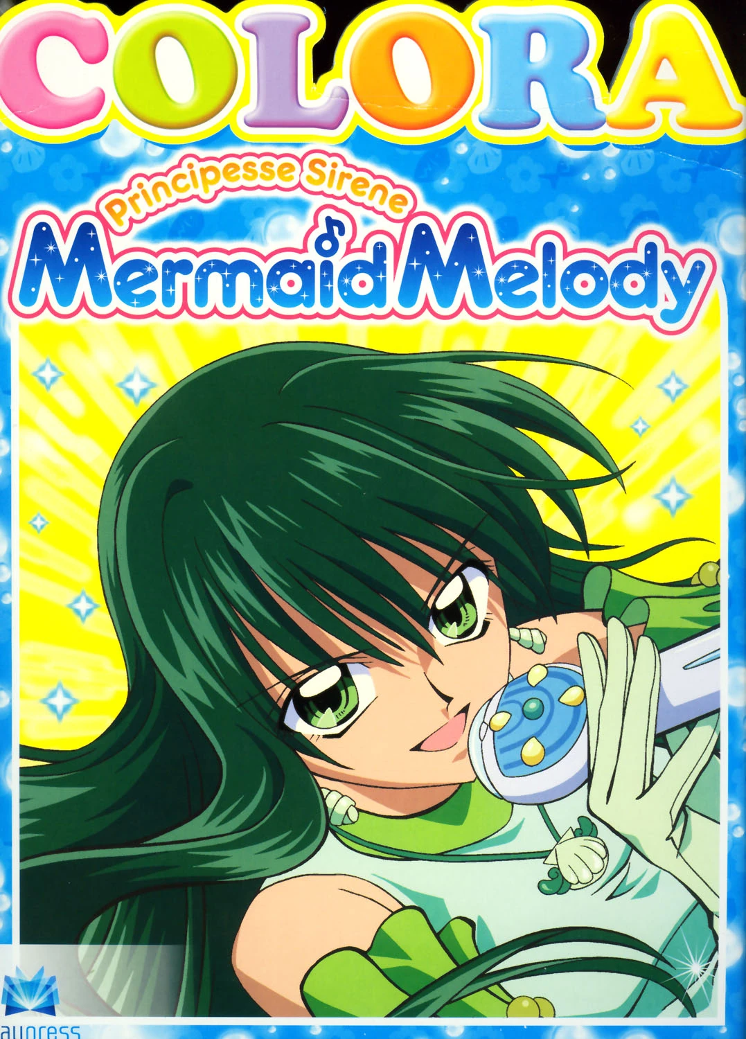 mermaid melody coloring book