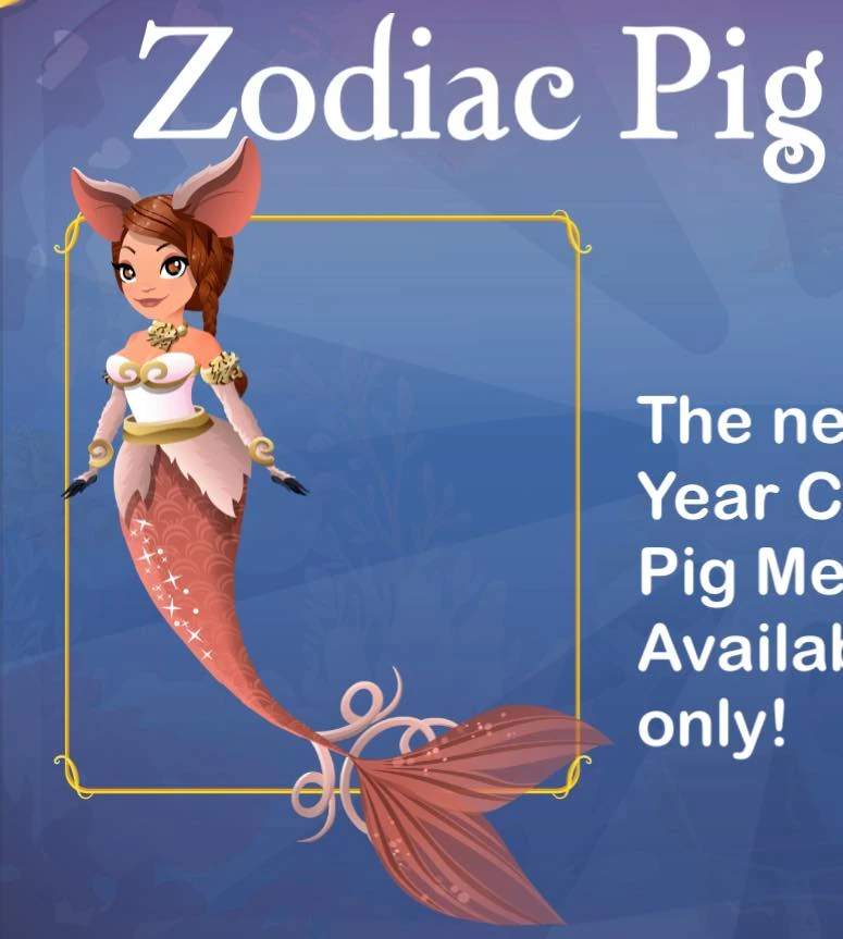 Pig Zodiac Mermaid | MermaidWorld Wiki | Fandom