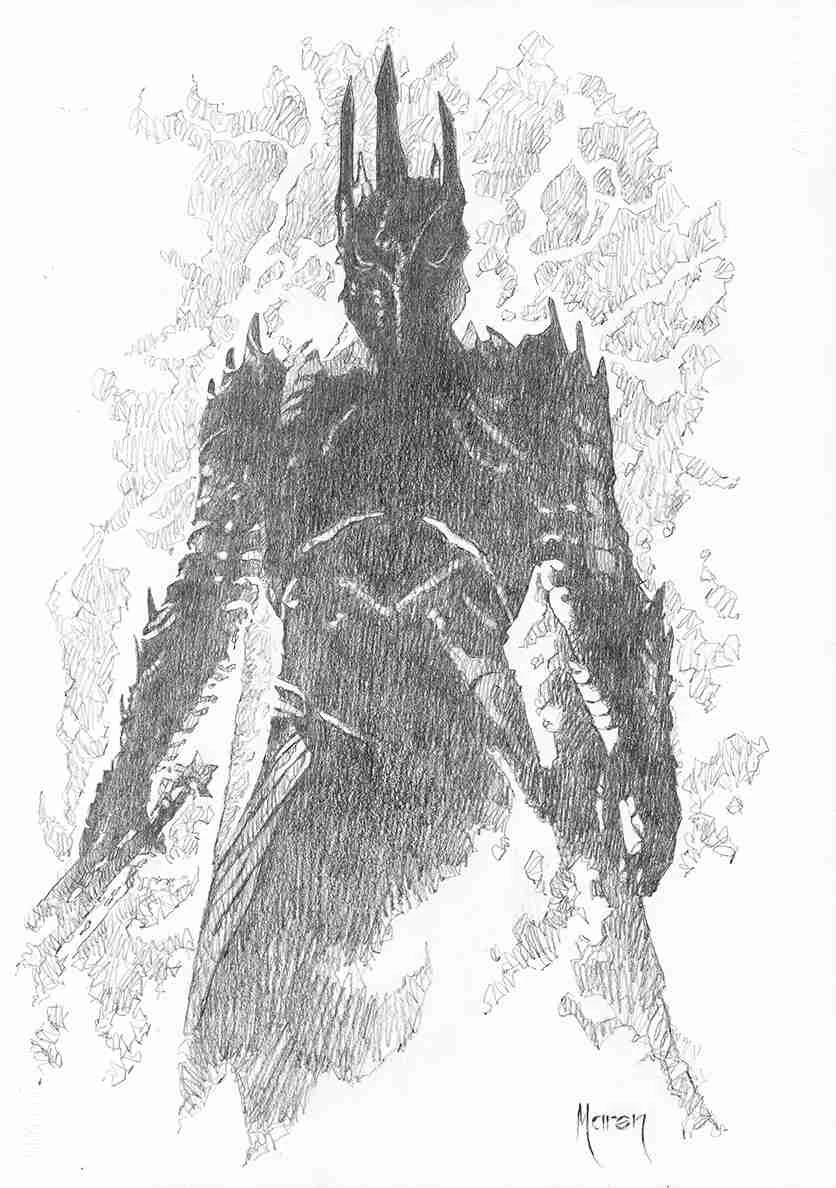 Illustrations De Tolkien Sauron Eye Of Sauron Tolkien Gateway