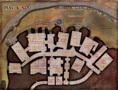 Bag End Floor Plan