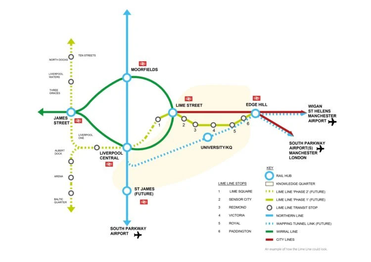 Lime line (proposed) | MerseyWiki | Fandom