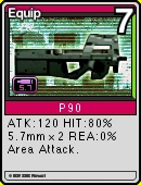 P90 (MGA2 card) | Metal Gear Wiki | Fandom