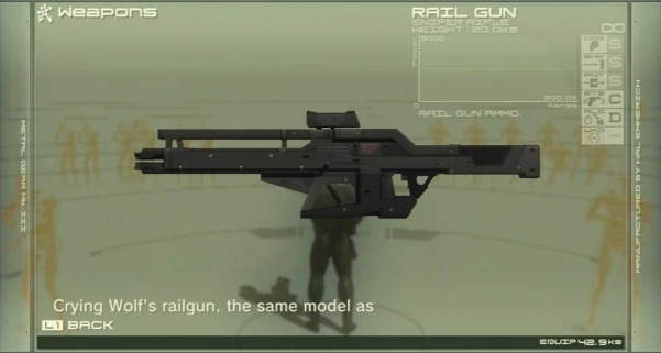 Rail Gun | Wiki Metal Gear | Fandom