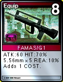 FAMAS/G1 (MGA2 card) | Metal Gear Wiki | Fandom