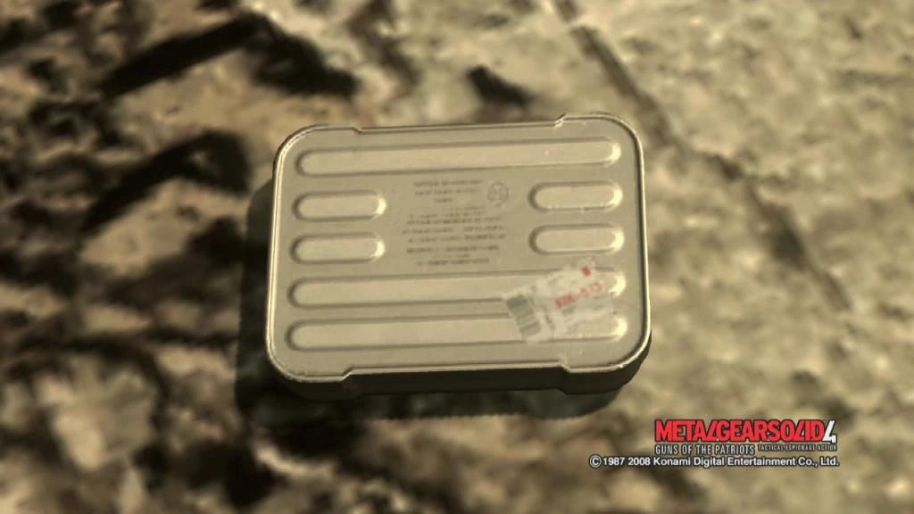 User blog:Noddite/MGS4 Item Screenshots Ideas | Metal Gear Wiki | Fandom