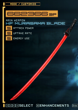Red Blade Murasama Cyborg Sam Metal Gear Rising Sword