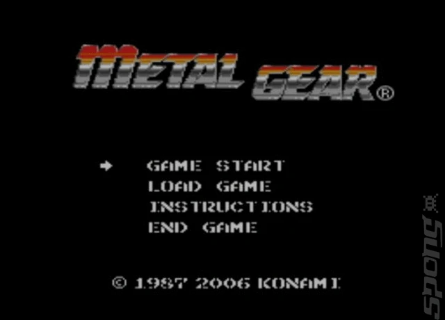Title screen | Metal Gear Wiki | Fandom