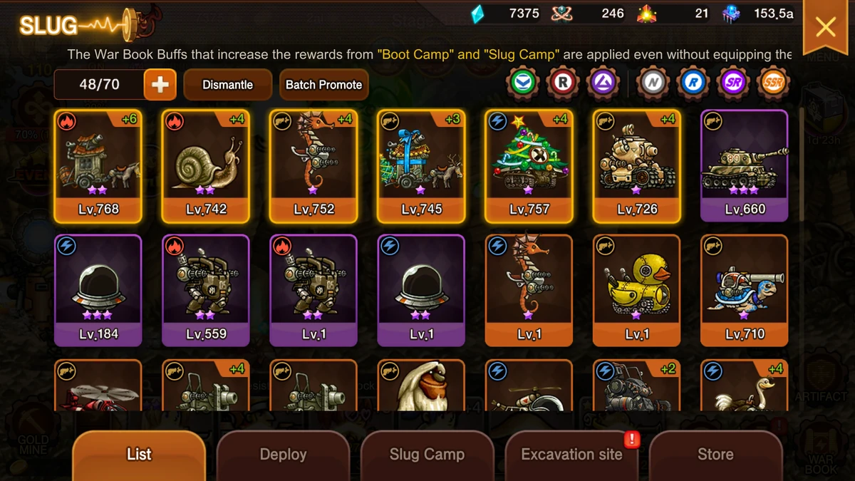 Metal Slug Infinity/Slugs | Metal Slug Wiki | Fandom