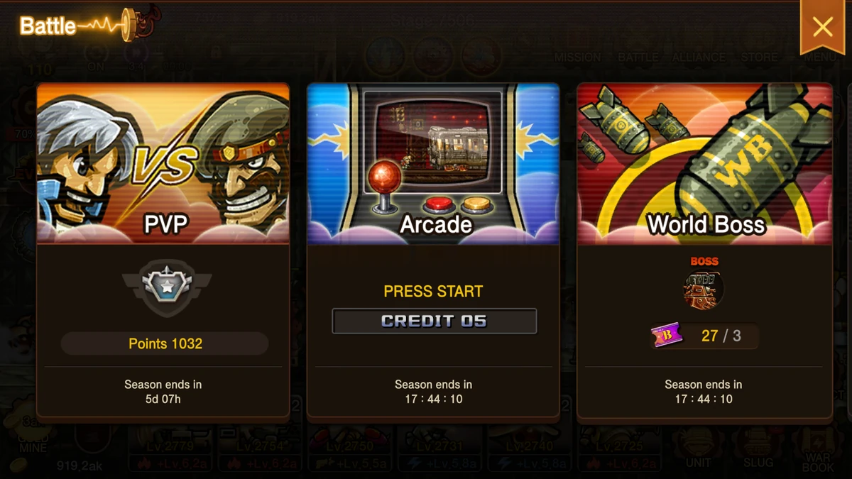 Metal Slug Infinity/Battles | Metal Slug Wiki | Fandom