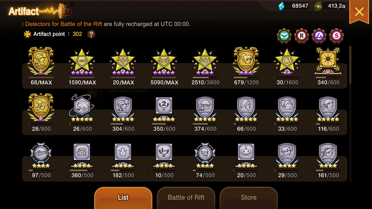 Metal Slug Infinity/Artifacts | Metal Slug Wiki | Fandom