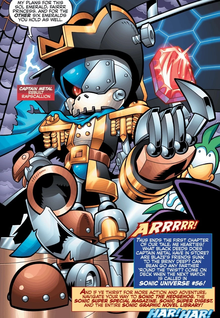 Captain Metal | Metal Sonic Wiki | Fandom