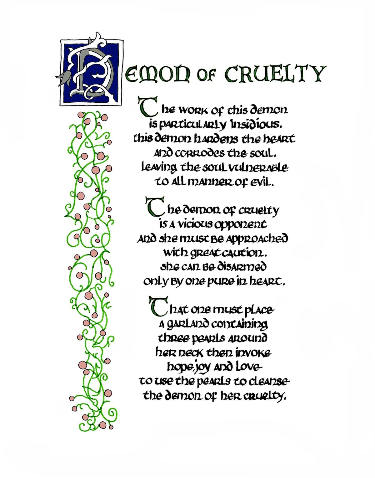 Cruelty, Demon of | MetaphysicStudy Wiki | Fandom