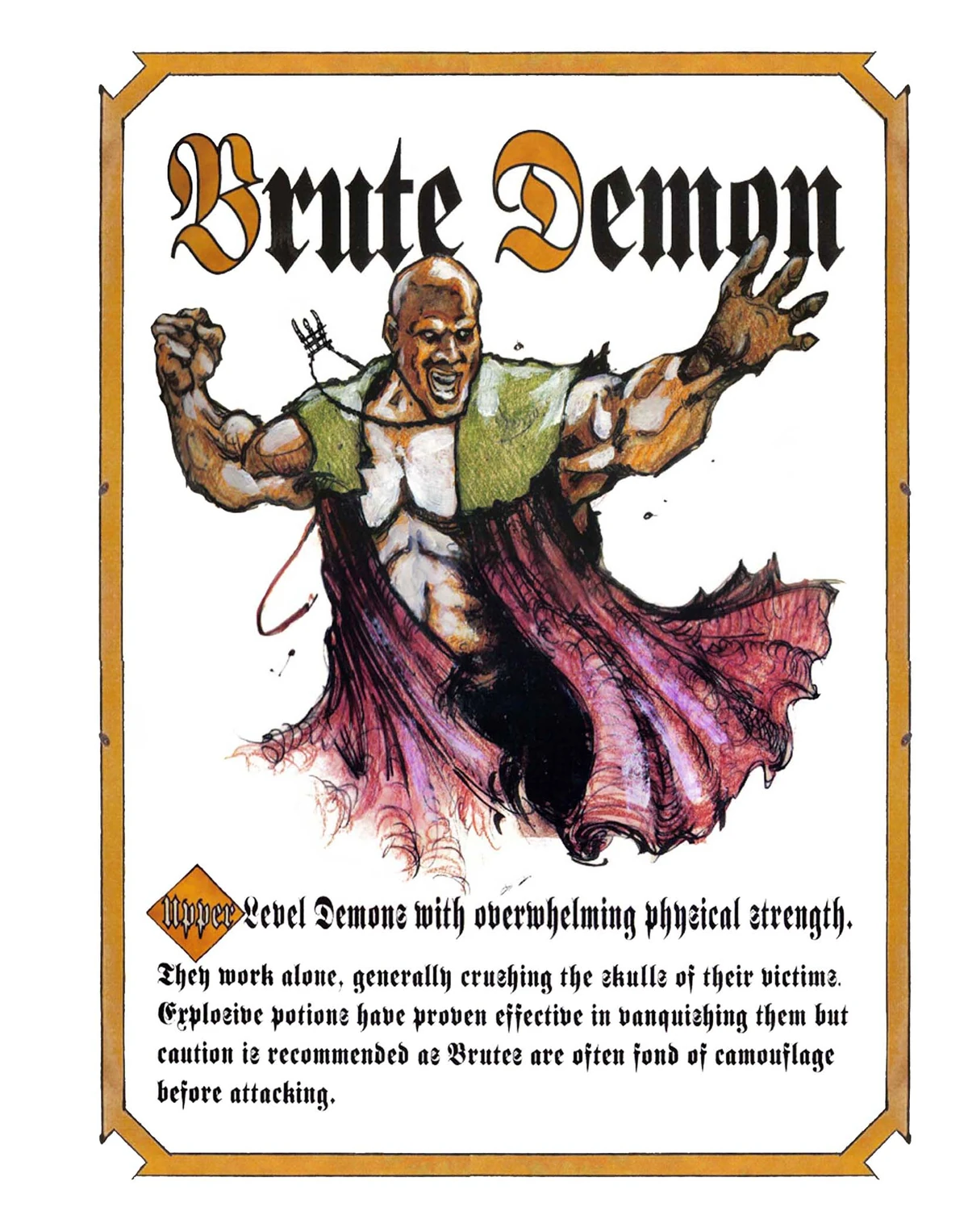 Brute Demon | MetaphysicStudy Wiki | Fandom