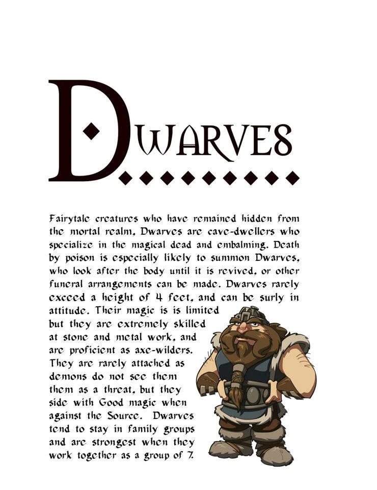 Dwarves | MetaphysicStudy Wiki | Fandom