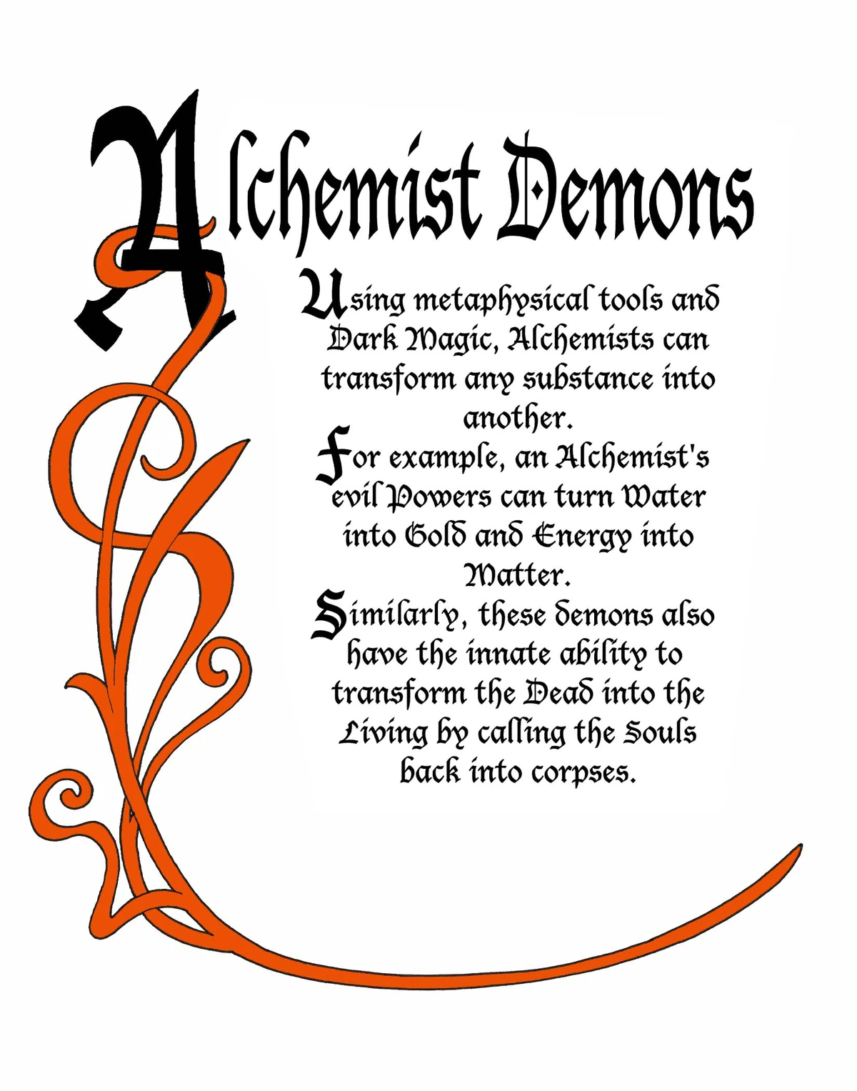 Alchemist Demons | MetaphysicStudy Wiki | Fandom