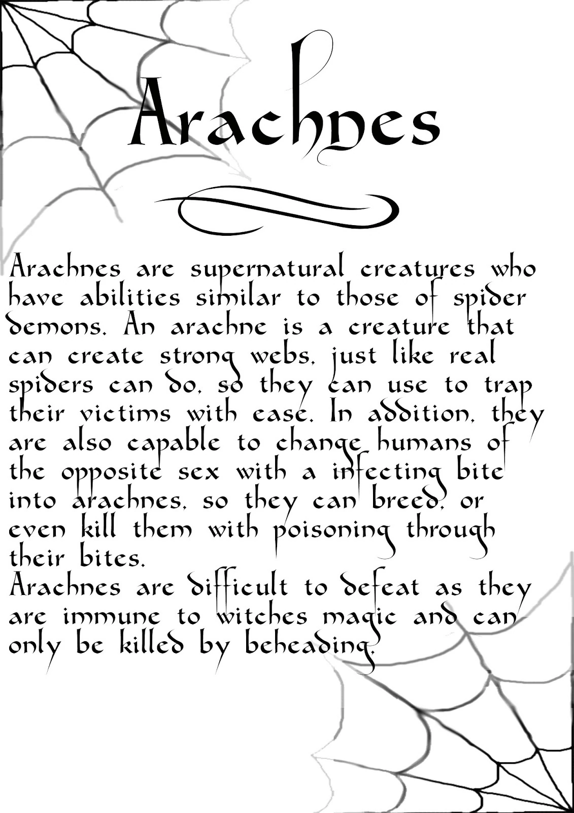 Arachnes | MetaphysicStudy Wiki | Fandom