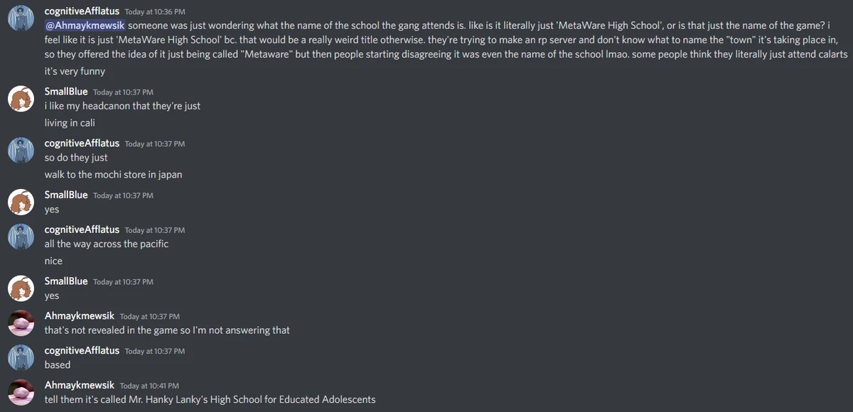 Locations | MetaWare High School (Demo) Wiki | Fandom