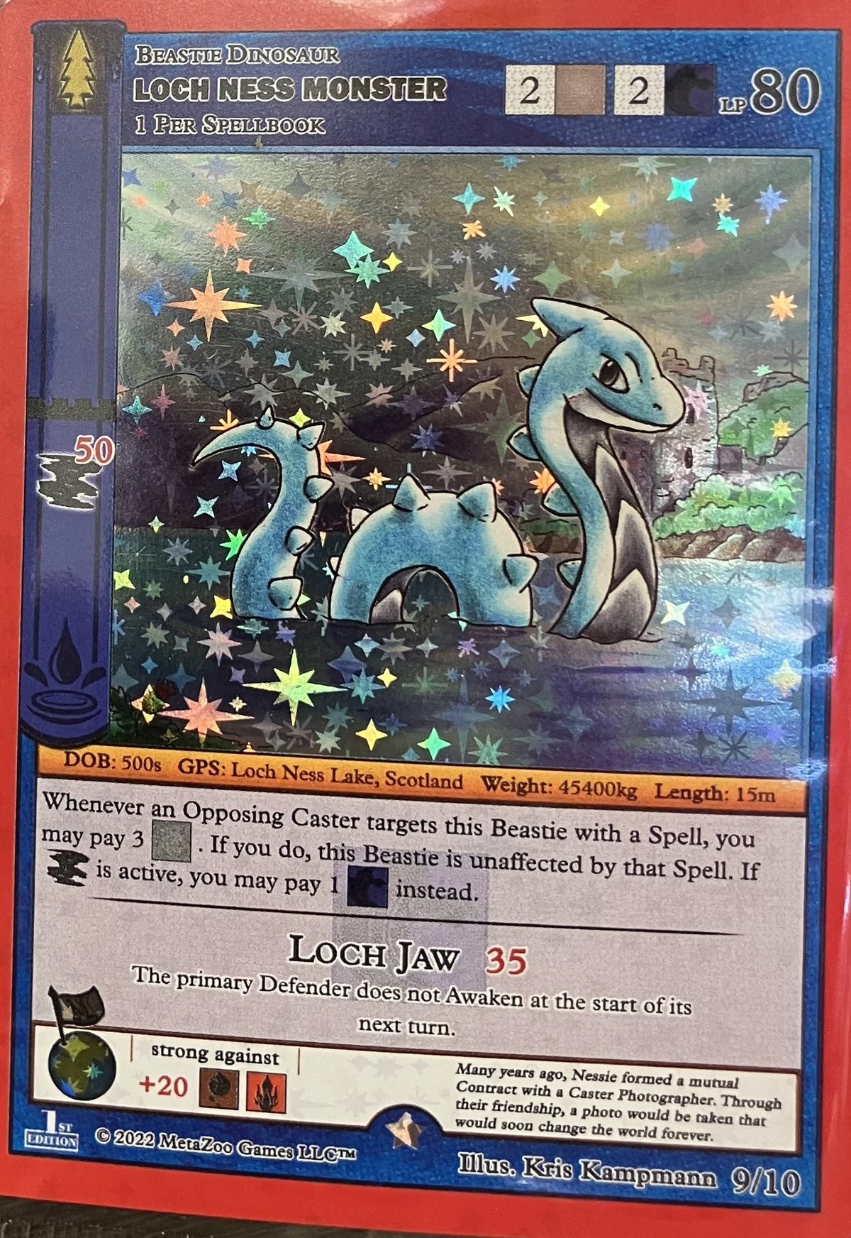 Loch Ness Monster (Beastie Ambassadors 2022) | MetaZoo Wiki | Fandom