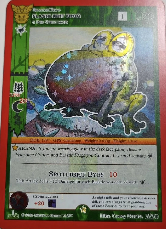 Flashlight Frog (Fan Art Contest 2022) | MetaZoo Wiki | Fandom