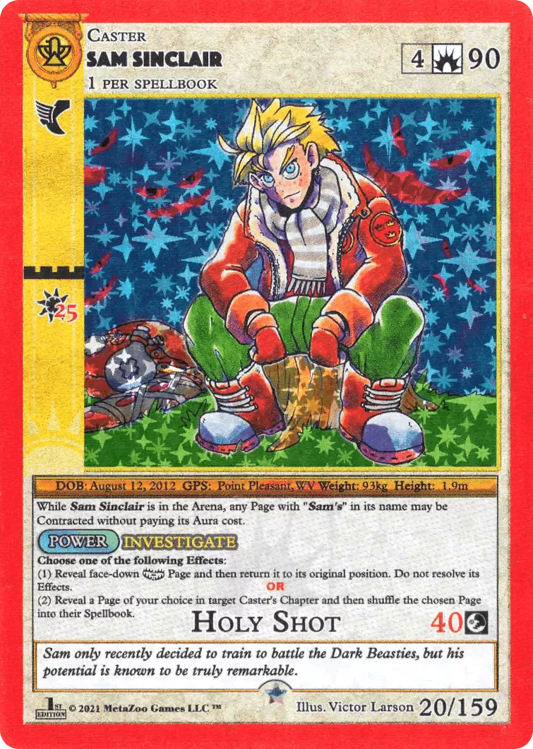 Sam Sinclair (Cryptid Nation) | MetaZoo Wiki | Fandom