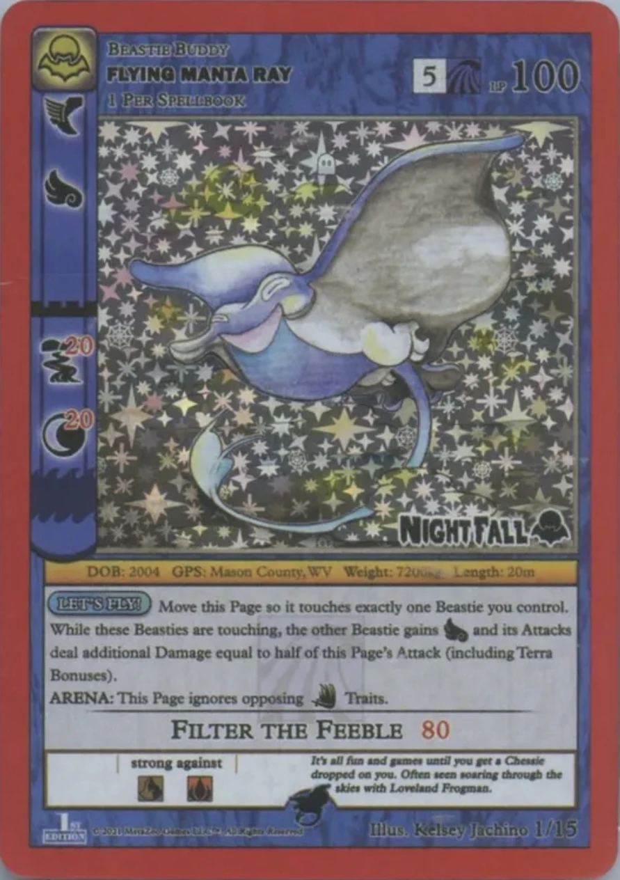 Flying Manta Ray (Flying Manta Ray Deck) | MetaZoo Wiki | Fandom