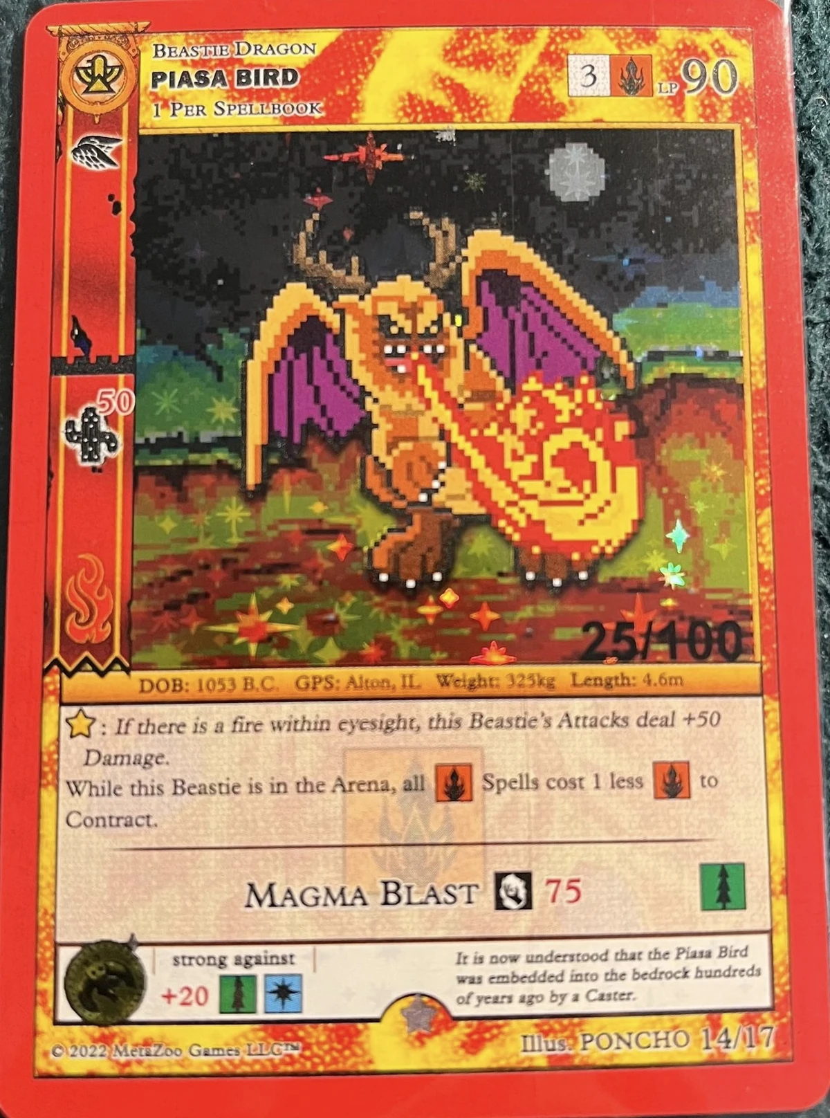 Piasa Bird (Genesis NFT Promo) | MetaZoo Wiki | Fandom