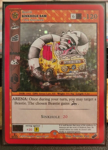 Sinkhole Sam (MetaZoo Hits the Road!) | MetaZoo Wiki | Fandom