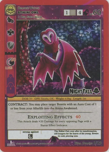 Stikini Owl (Stikini Owl Deck) | MetaZoo Wiki | Fandom